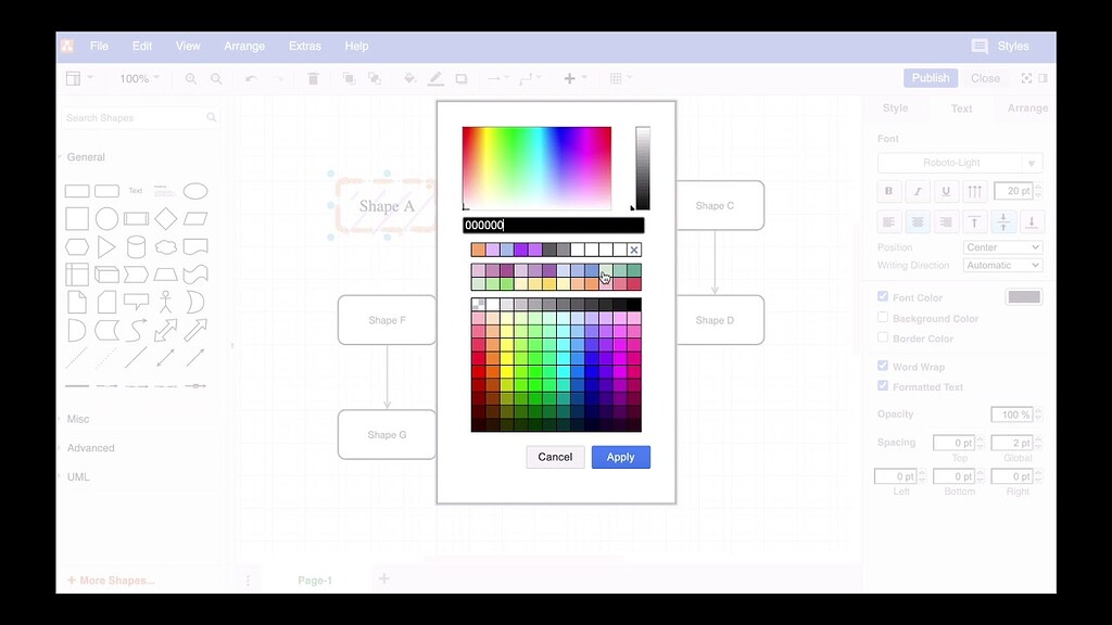 How to copy and paste shape styles and work with default styles in draw ...